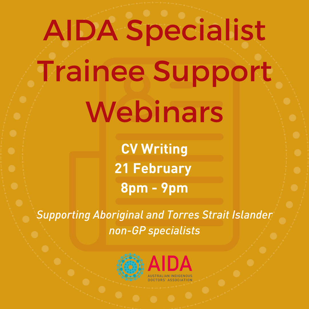 Specialist Trainee Support Program - Australian Indigenous Doctors ...
